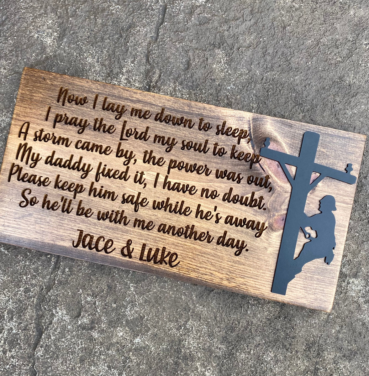 Now I lay me down to sleep... – aDOORable Custom Cuts